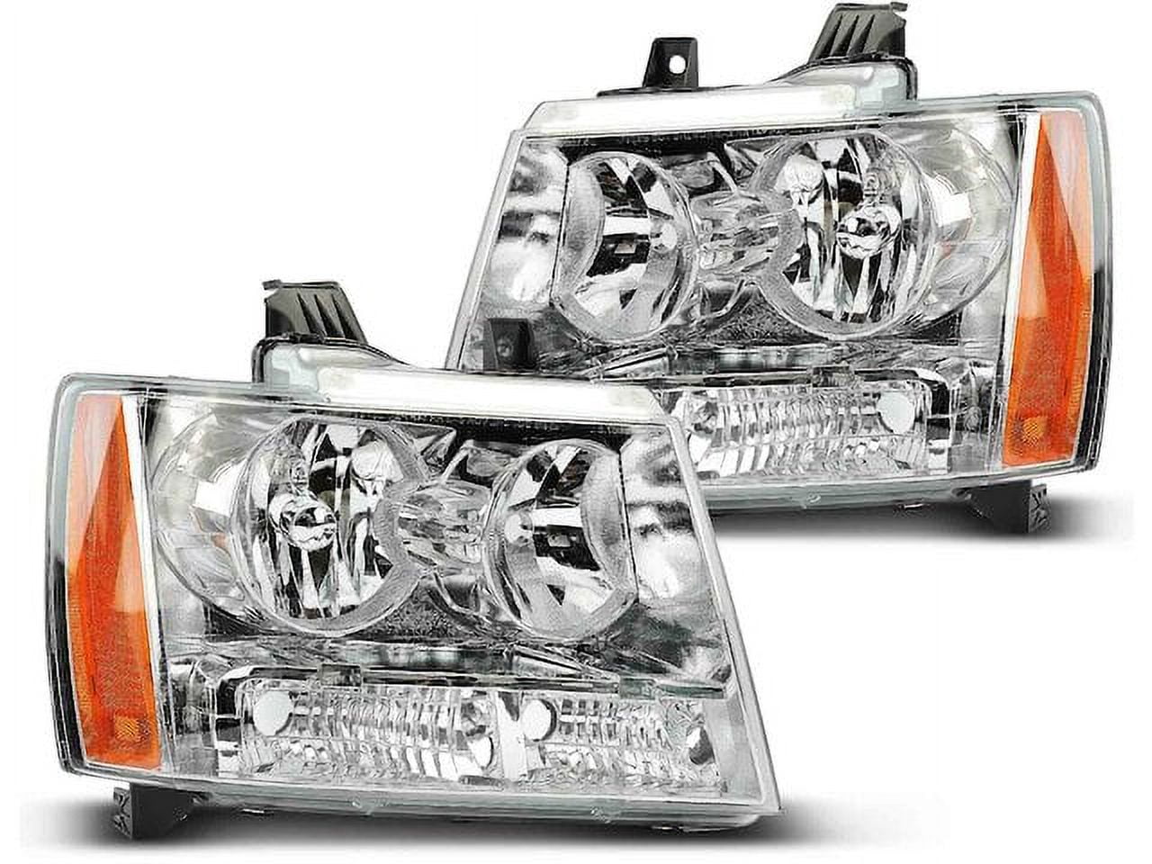 Headlight Assembly Set 2 - Compatible with 2007 - 2013 Chevy Avalanche ...