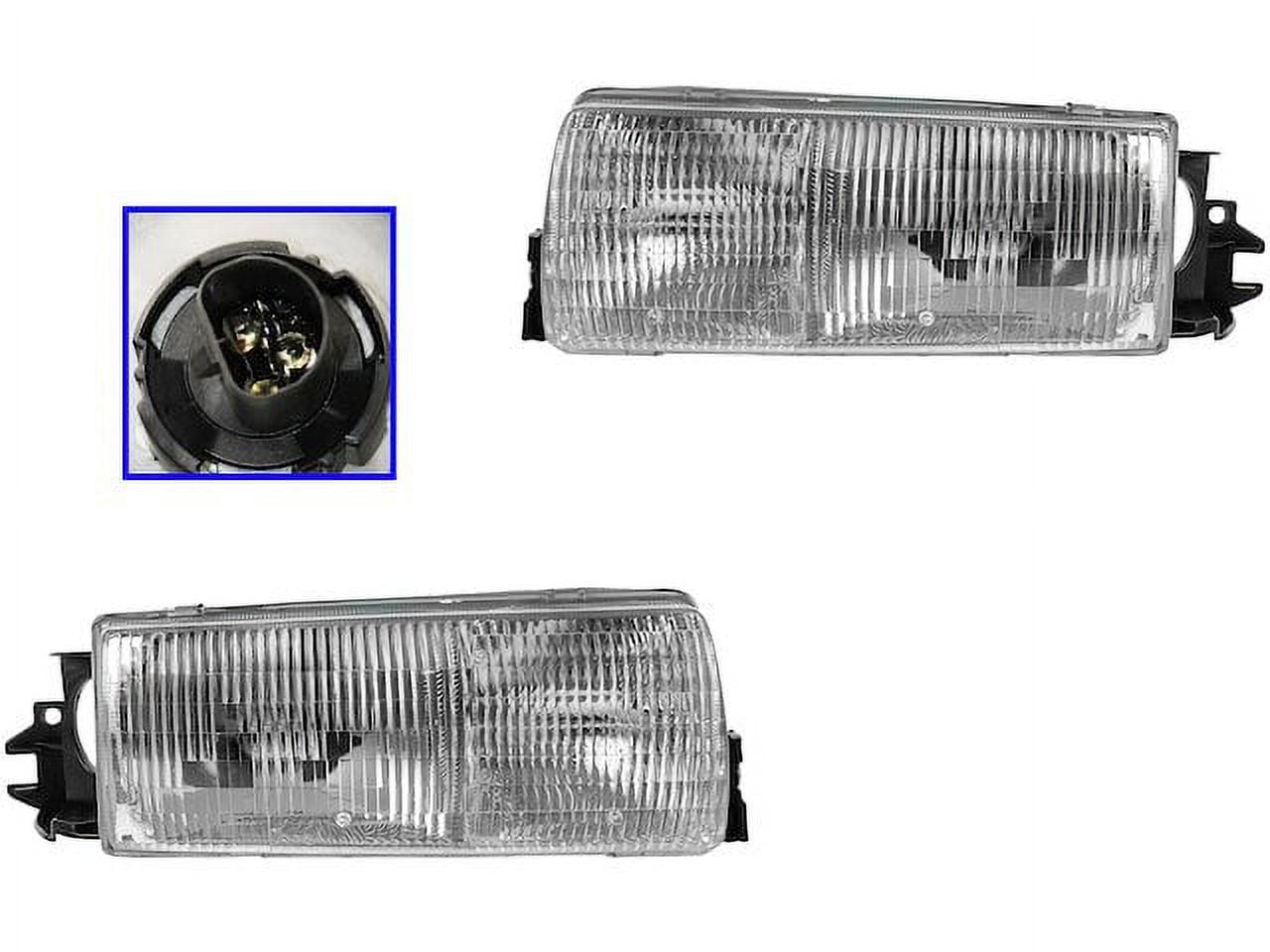 Headlight Assembly Set 2 Piece - Compatible with 1994 - 1996 Chevy ...