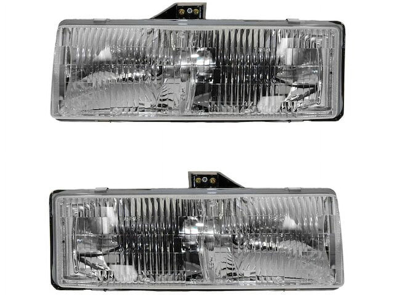Headlight Assembly Set 2 Piece - Compatible with 1995 - 2005 Chevy ...