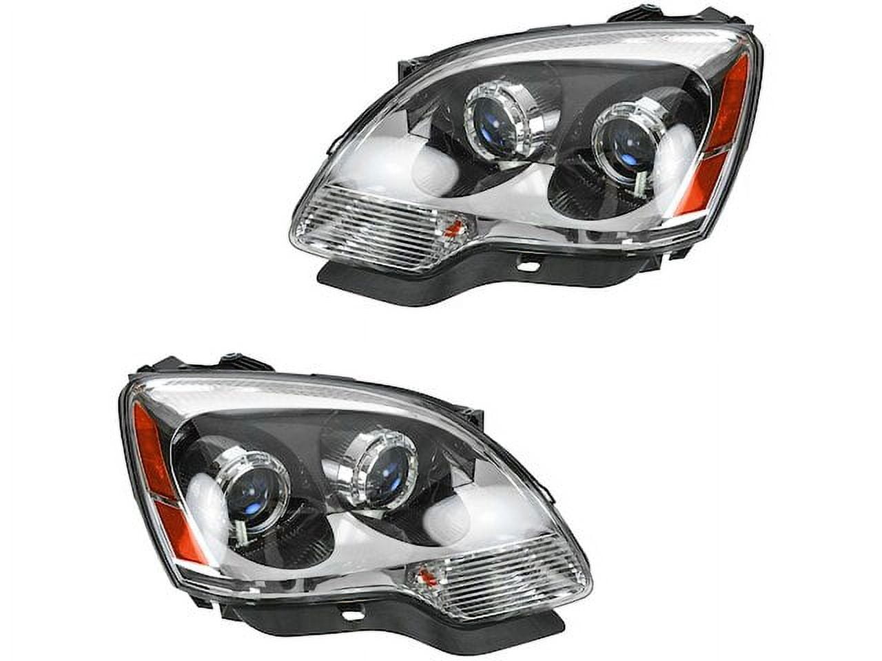Headlight Assembly Set 2 Piece - Compatible with 2007 - 2009 GMC Acadia ...