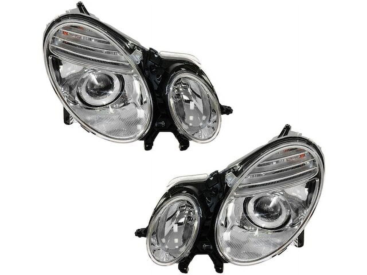 Headlight Assembly Set 2 Piece - Compatible with 2007 - 2009 Mercedes ...