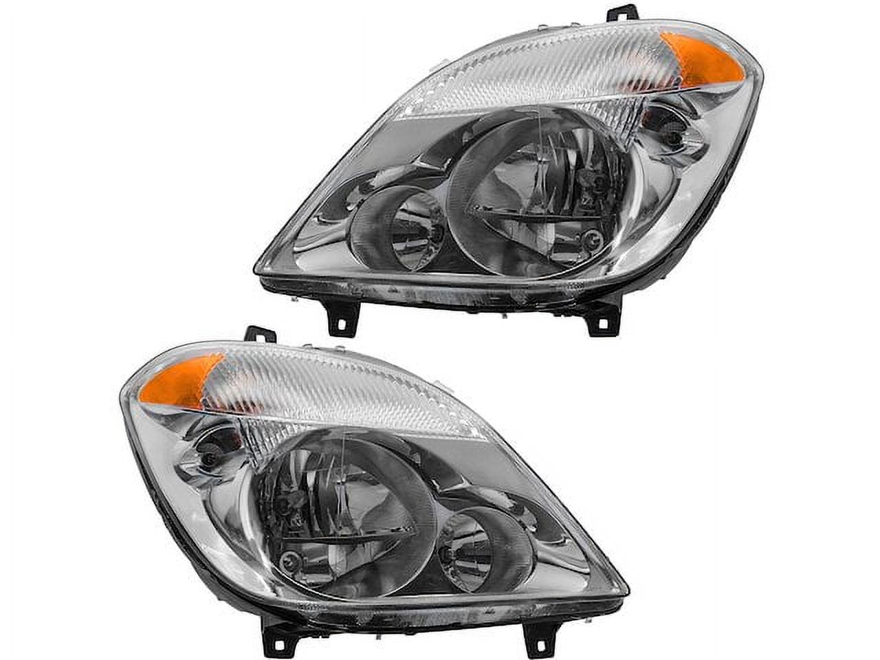 Headlight Assembly Set 2 Piece - Compatible with 2010 - 2013 Mercedes ...