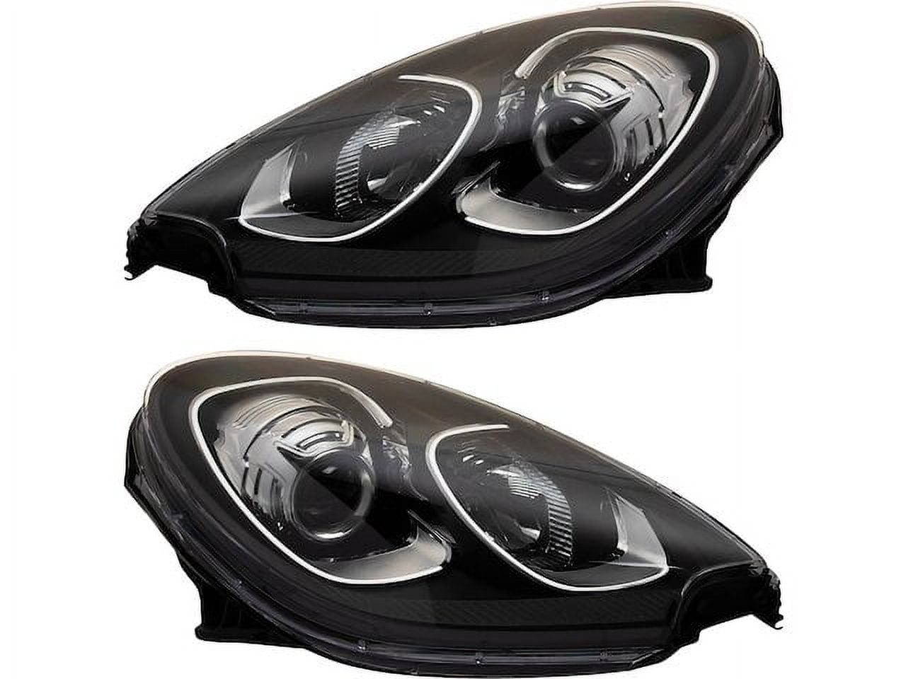 Headlight Assembly Set 2 Piece - Compatible with 2015 - 2018 Porsche ...