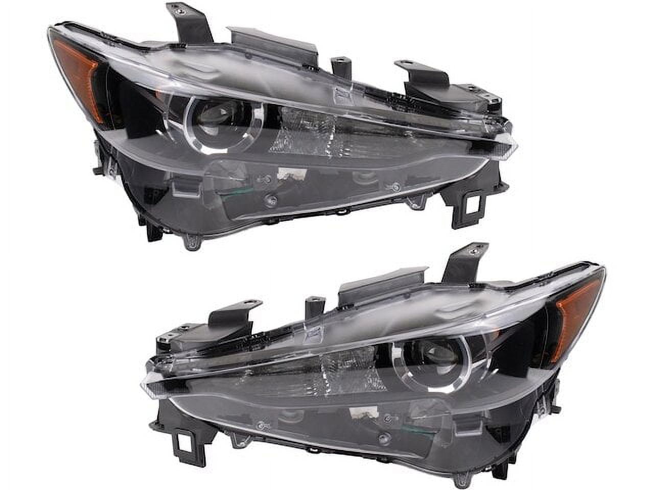 Headlight Assembly Set 2 Piece - Compatible with 2017 - 2021 Mazda CX-5 ...