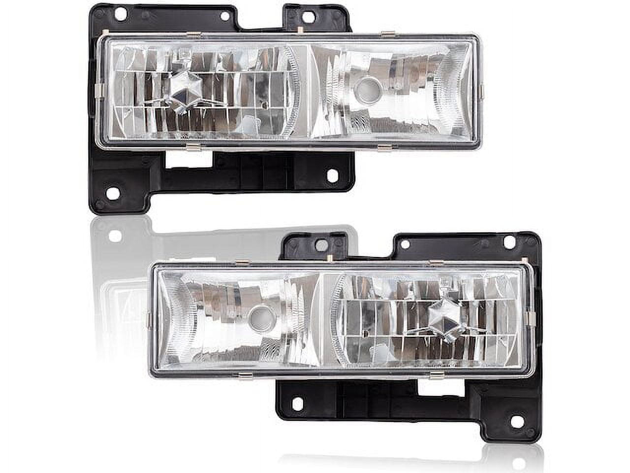 Headlight Assembly Set - Compatible with 1992 - 1999 Chevy K2500 ...