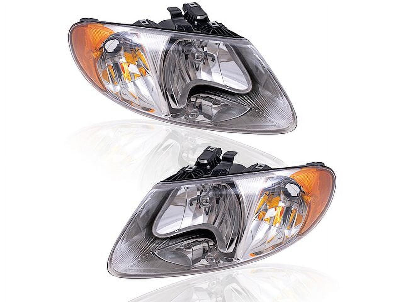 Dodge Grand Caravan 2001-2007 Halogen Headlight Assembly Set ...
