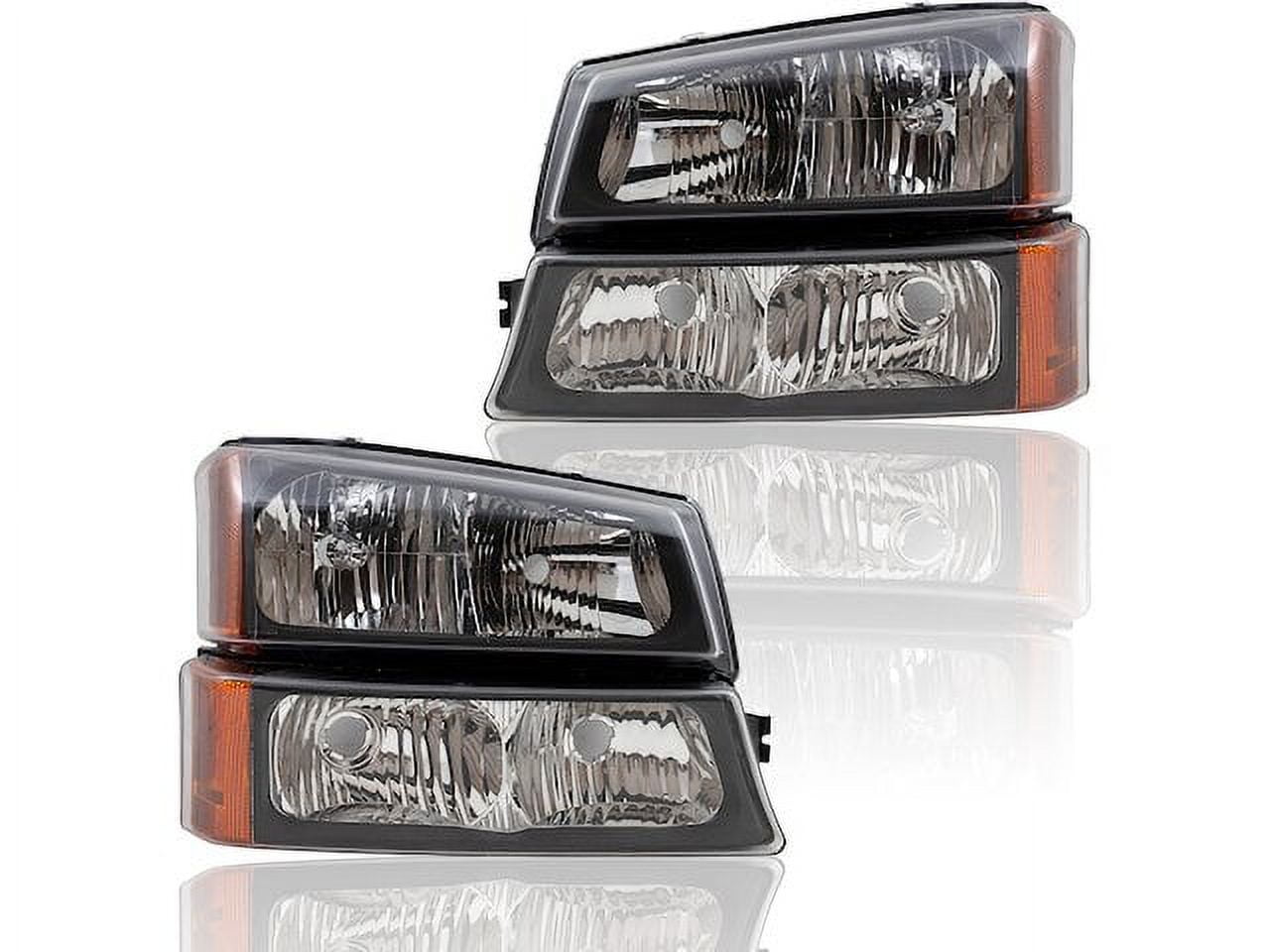Headlight Assembly Set - Compatible with 2007 Chevy Silverado 1500 ...