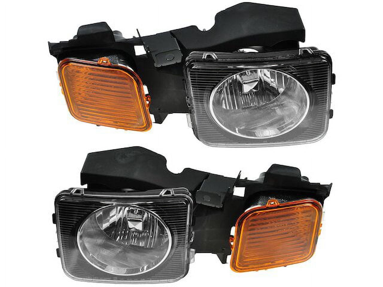 Headlight Assembly Set of 2 - Compatible with 2006 - 2010 Hummer H3 ...