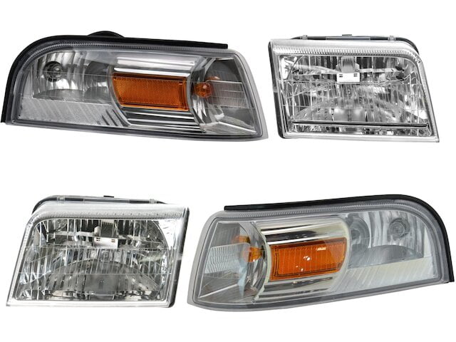 Headlight Assembly and Parking Light Kit 4 Piece - Compatible with 2006 ...