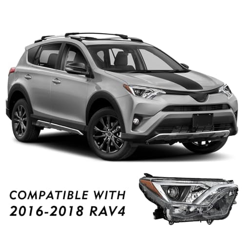 Headlight Assembly w/o LED fits For 2016 2017 2018 Toyota RAV4 16 17 18 ...