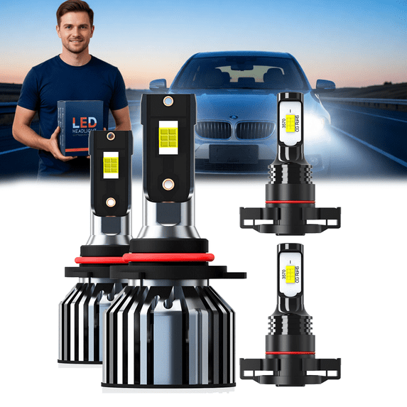 Headlight Bulb For 1998-2002 Lincoln Navigator,9012 High Low Beam,5202 ...