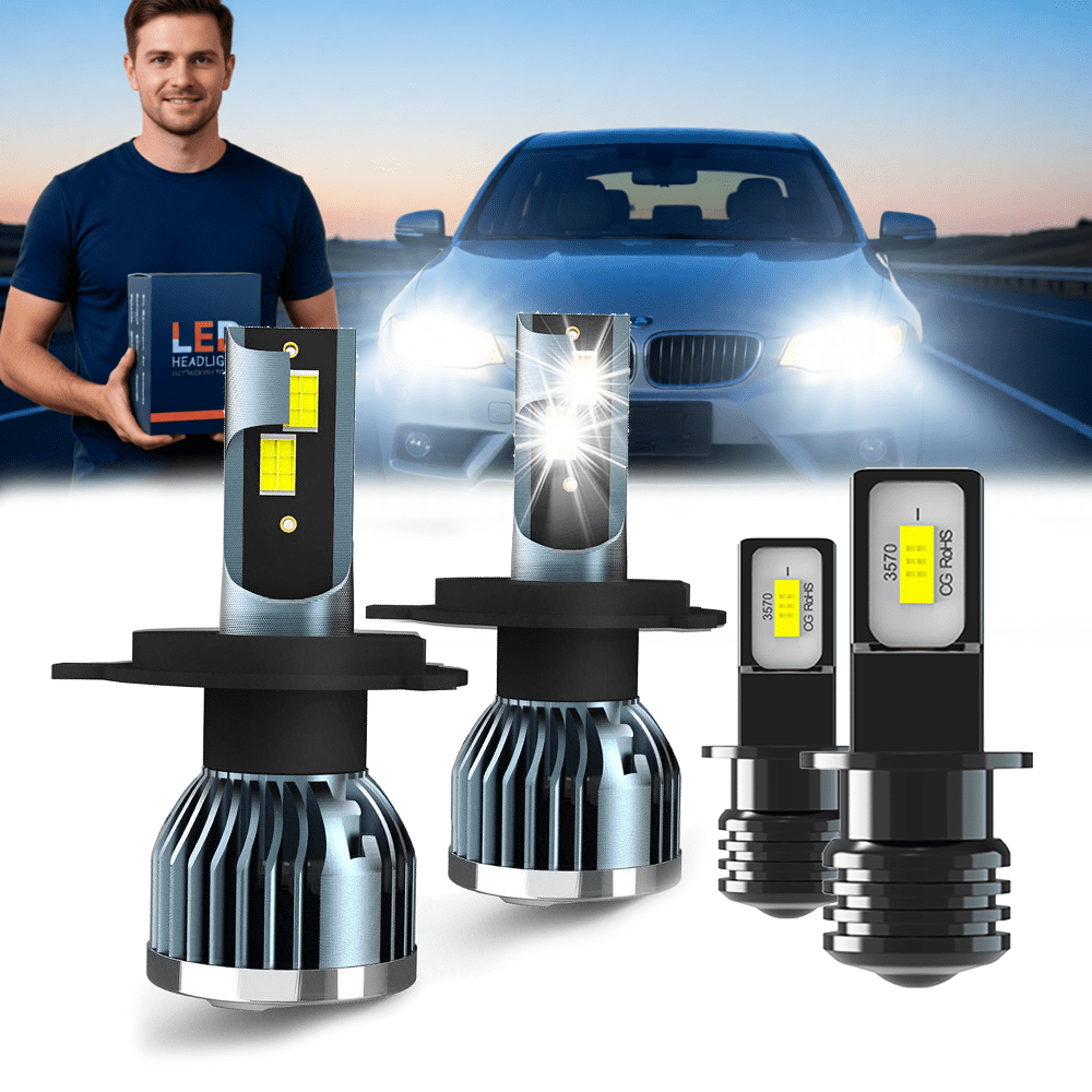 Headlight Bulb For 2000-2002 Mitsubishi Eclipse,9003/H4 High Low Beam ...