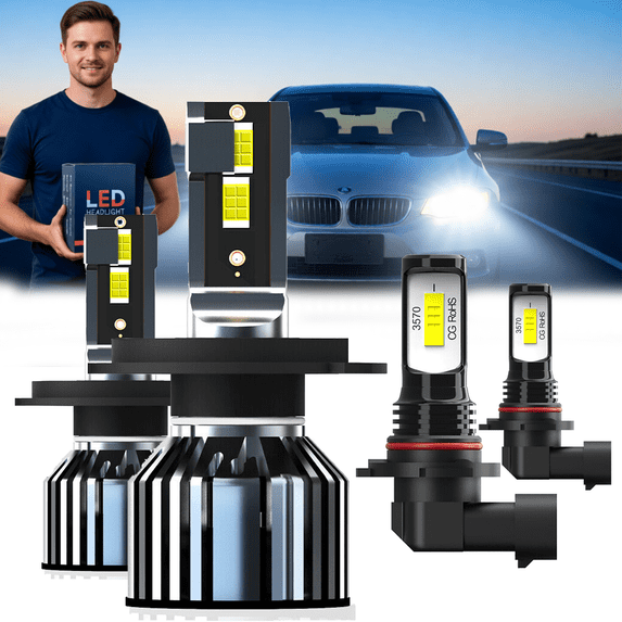 Headlight Bulb For 2001-2006 Mitsubishi Montero,9003/H4 High Low Beam ...