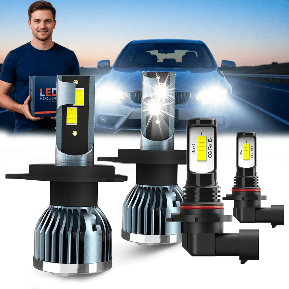 Headlight Bulb For 2001-2006 Mitsubishi Montero,9003/H4 High Low Beam ...