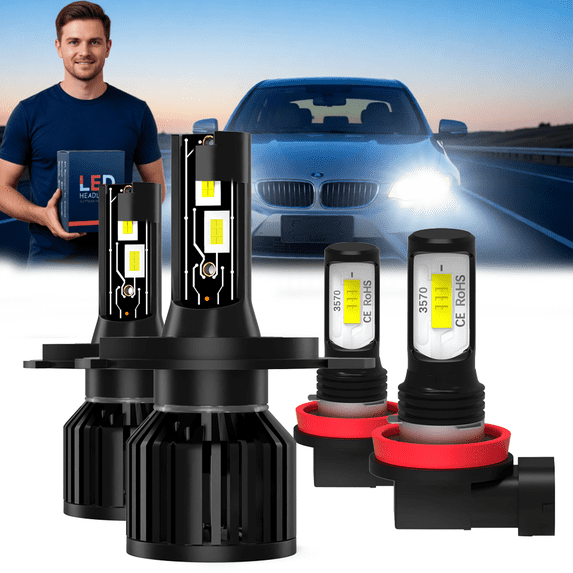 Headlight Bulb For 2018-2019 Fiat Uno,9003/H4 High Low Beam,H11 Fog ...