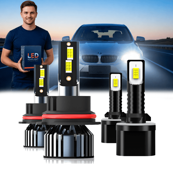 Headlight Bulbs For 1994-1998 Dodge Ram,9007 High Low Beam,880 Fog ...