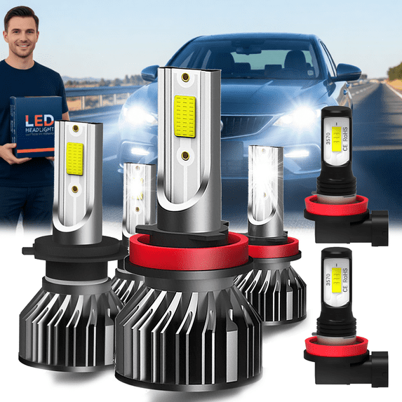 Headlight Bulbs For 2003 Mercedes-Benz SLK32 AMG,H7 High Beam,H11 Low ...