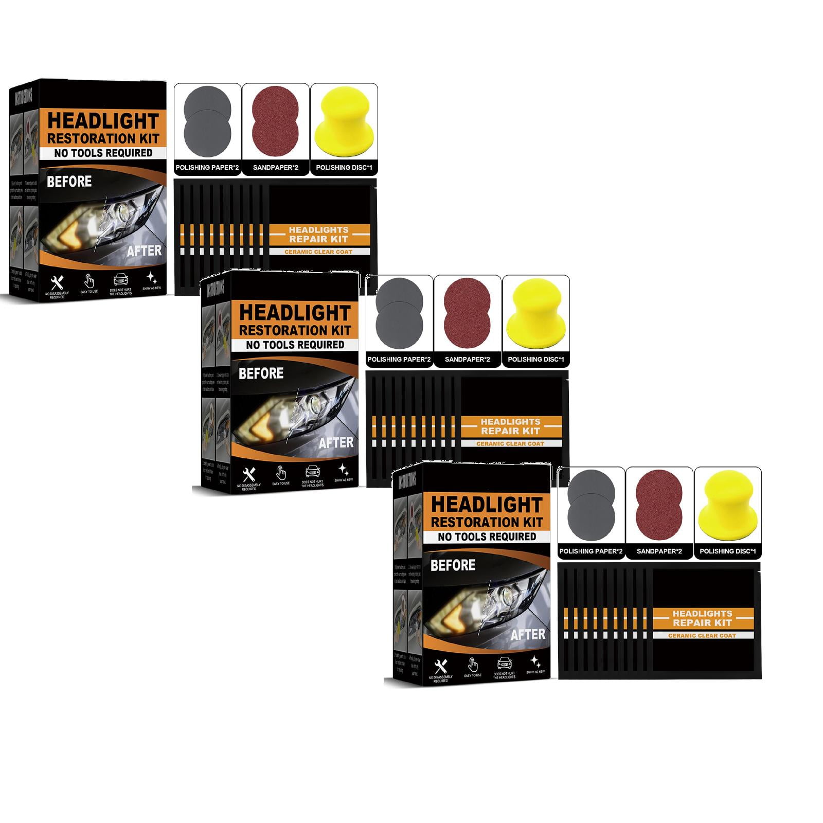 Headlight Cleaner Restoration PolishingKits,Automotive Ceramic ...