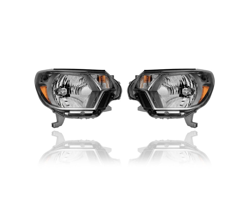 Walmart: '14-'15 Toyota Tacoma Headlight Pair - Halogen, Black Interior ...