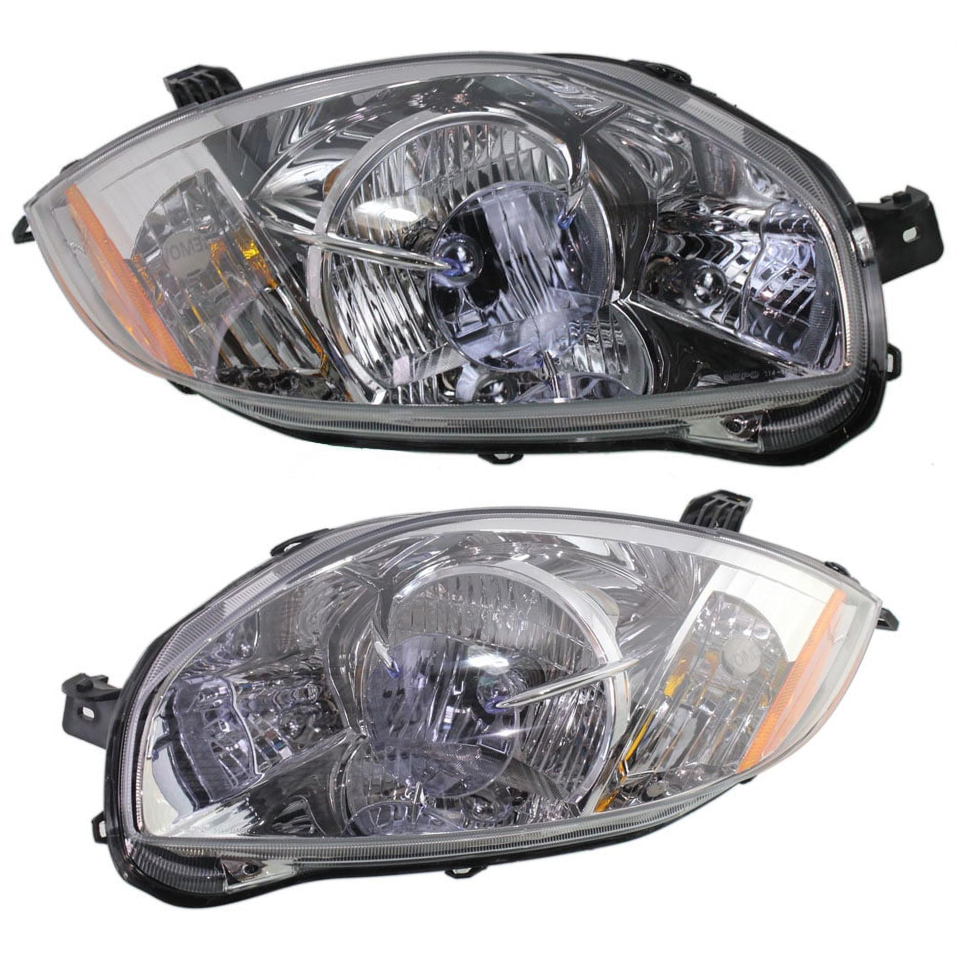 Mitsubishi Eclipse Headlight Set - Halogen Bulb - Direct Fit - Walmart.com