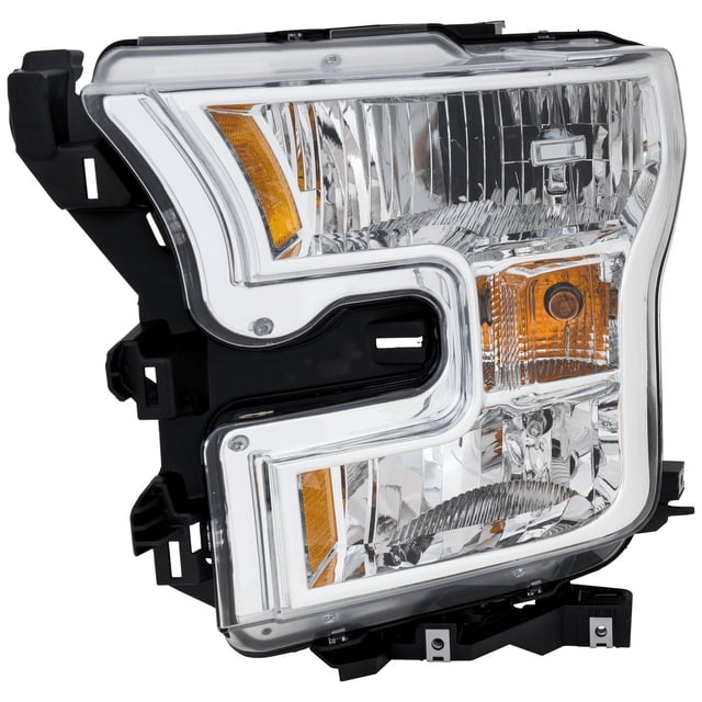 Headlight Compatible with FORD F-150 2015-2017 LH Assembly Halogen ...