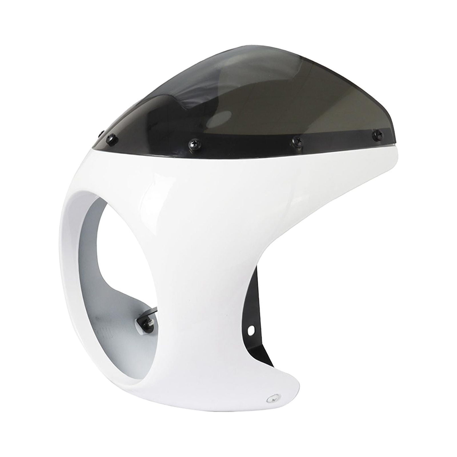 Headlight Fairing Screen Motorcycle Windshield for Motorbike Cafe Racer ...
