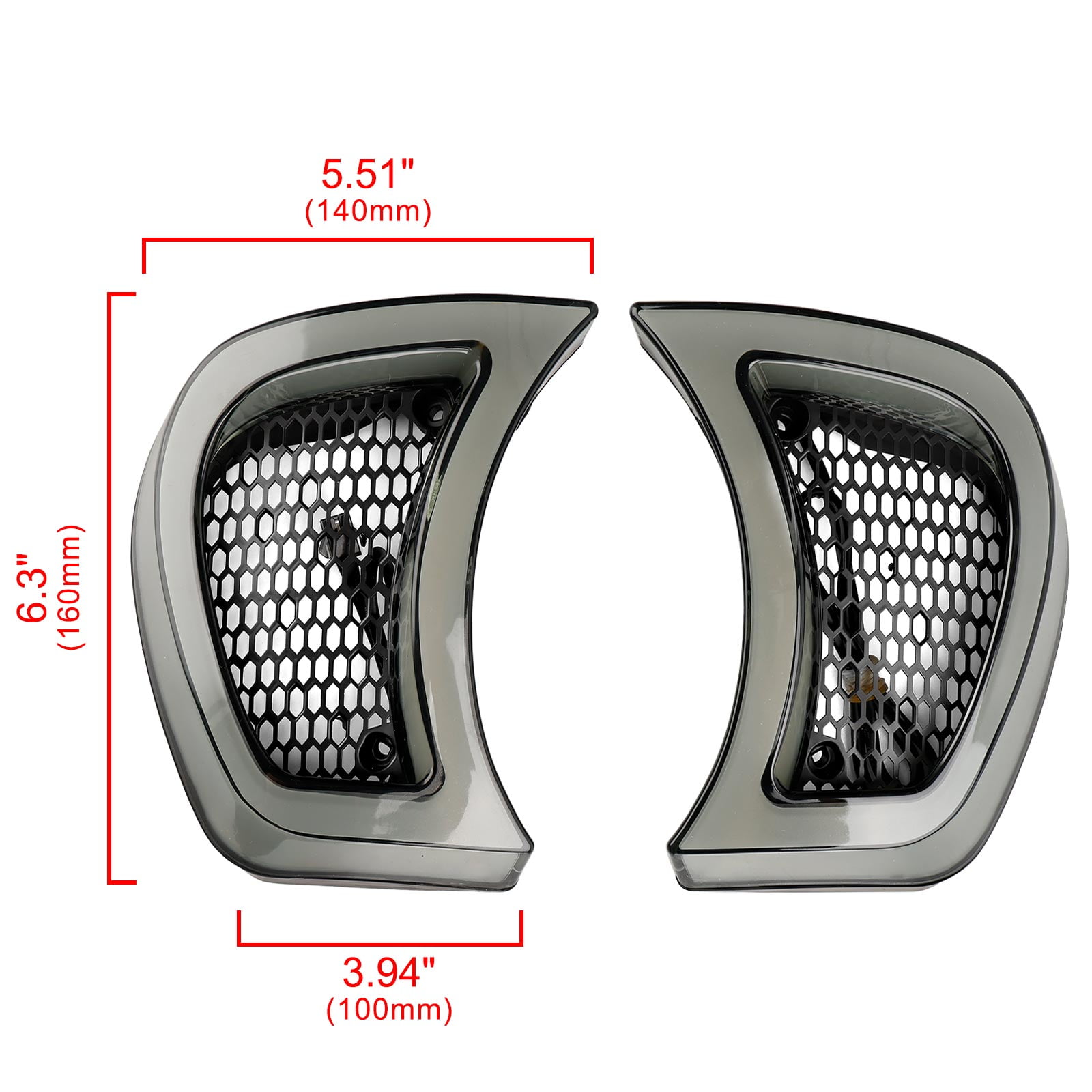 Headlight Fairing Vent LED Light For Road Glide Special FLTRXS 2015-23 ...