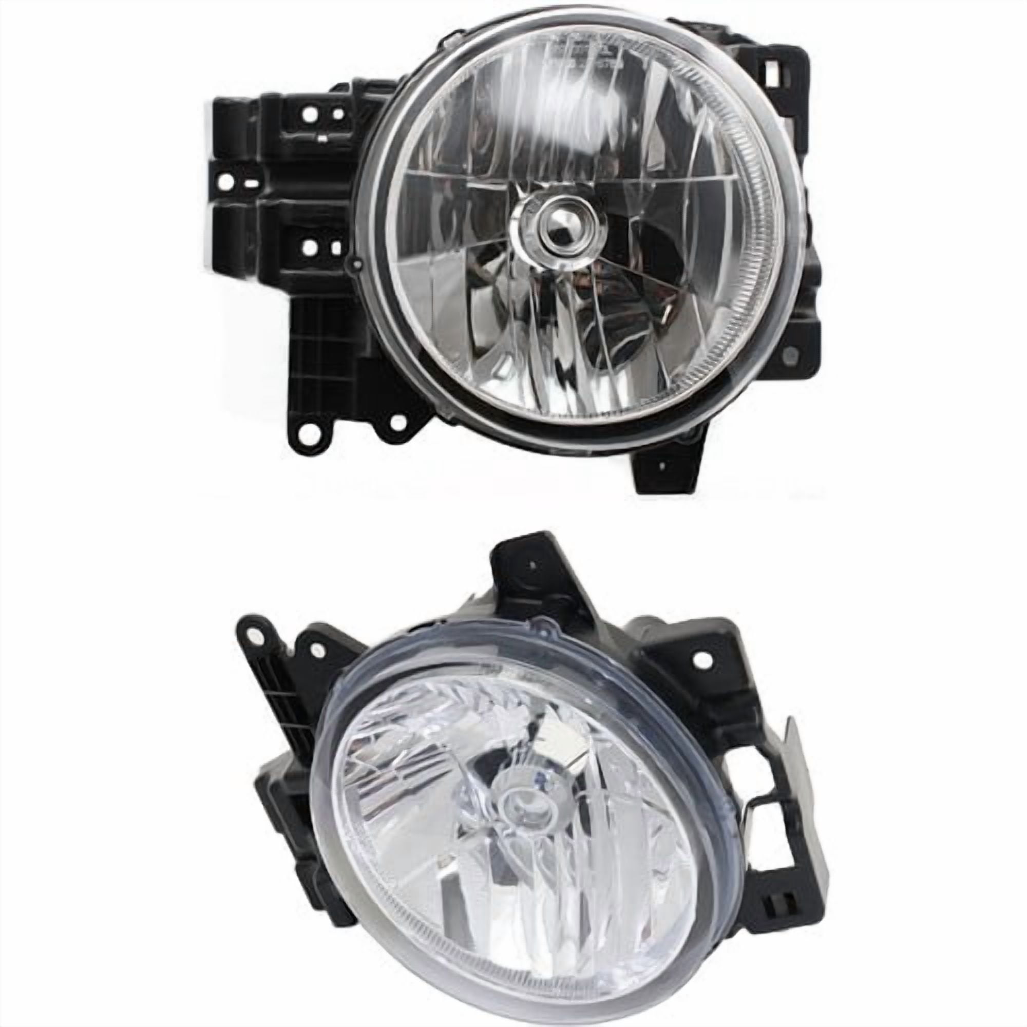Headlight For 2007-2014 Toyota FJ Cruiser Pair Driver and Passenger ...
