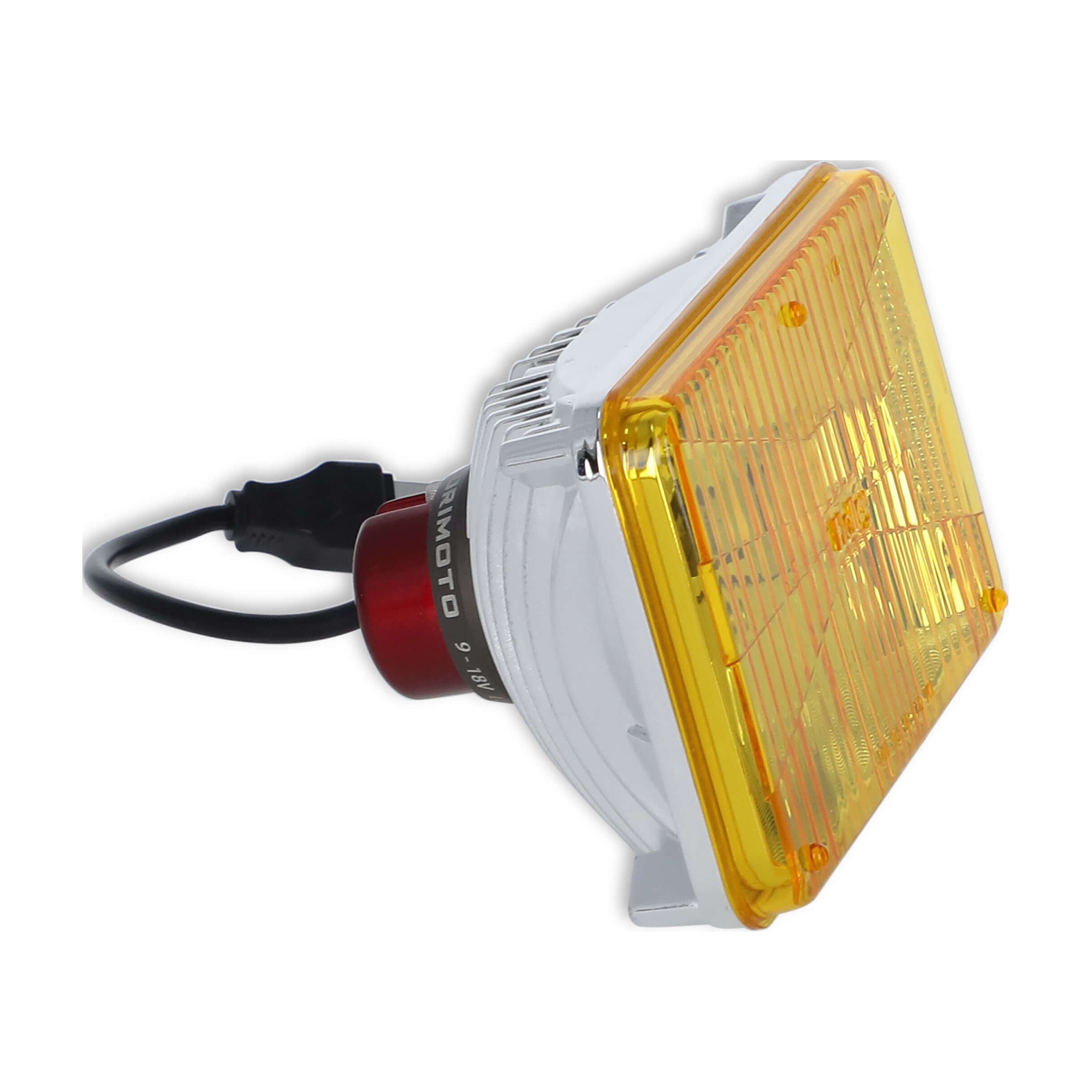 Headlight Led Sealed 4X6 Rectangle Yellow Each - Walmart.com