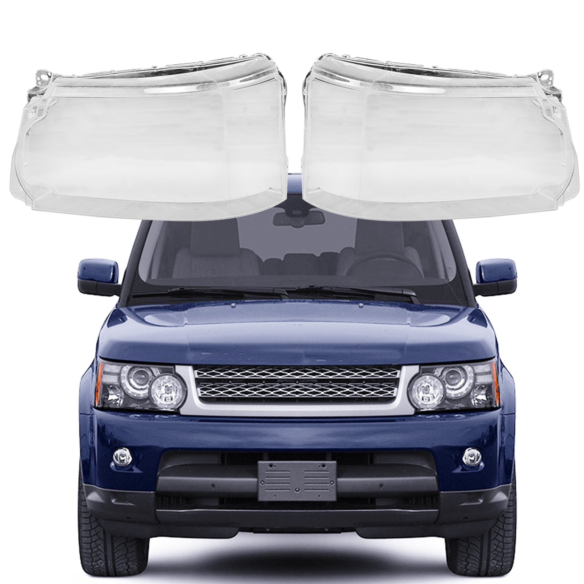 Headlight Lens Cover Lampshade Pair Replacement for 2010-2013 Land ...