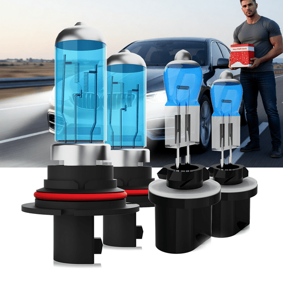 Headlight Light For Ford Mustang 1994-2004,Direct Plug and Play,9007 ...