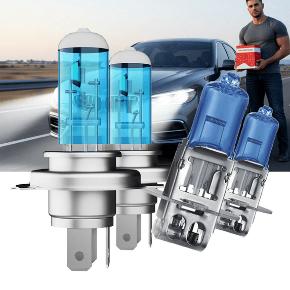 Headlight Light For Hyundai Santa Fe 2001,Direct Plug and Play,9003/H4 ...