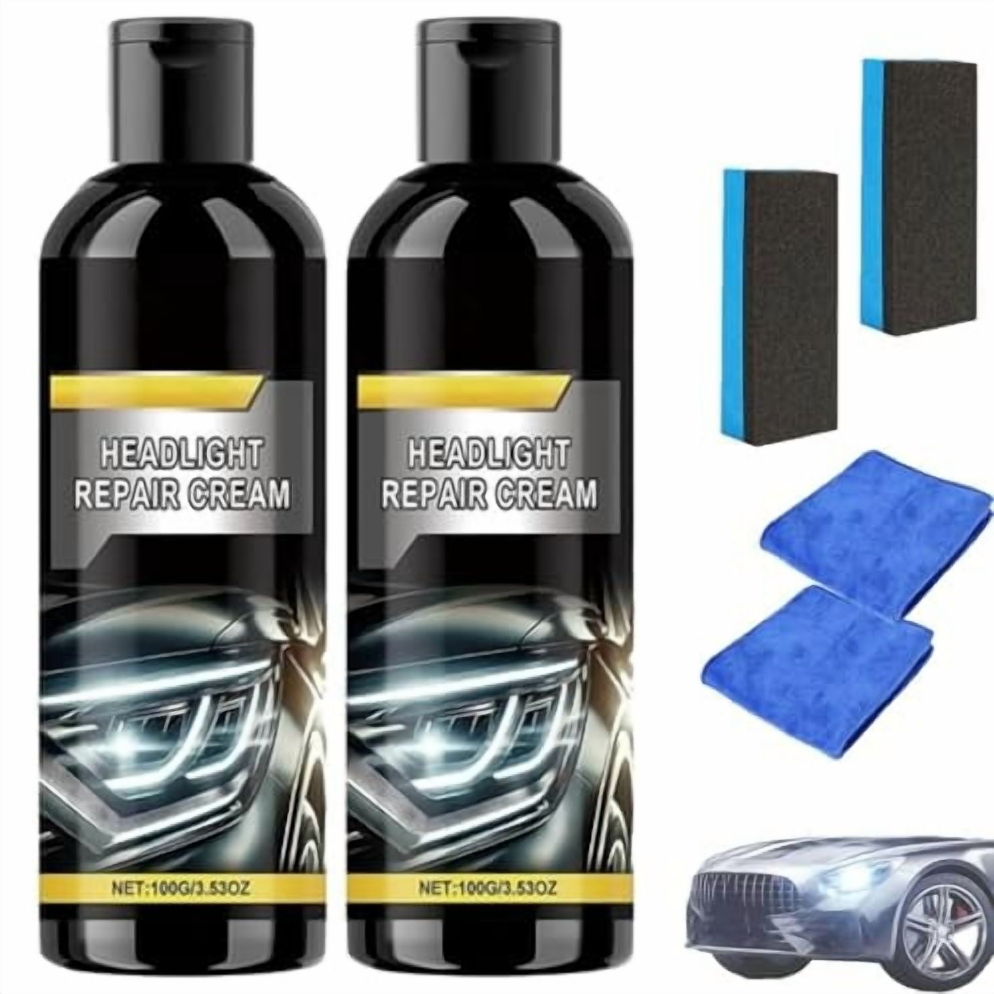 Headlight Repair Cream 100ml | Car Headlight Restoration Kit for ...