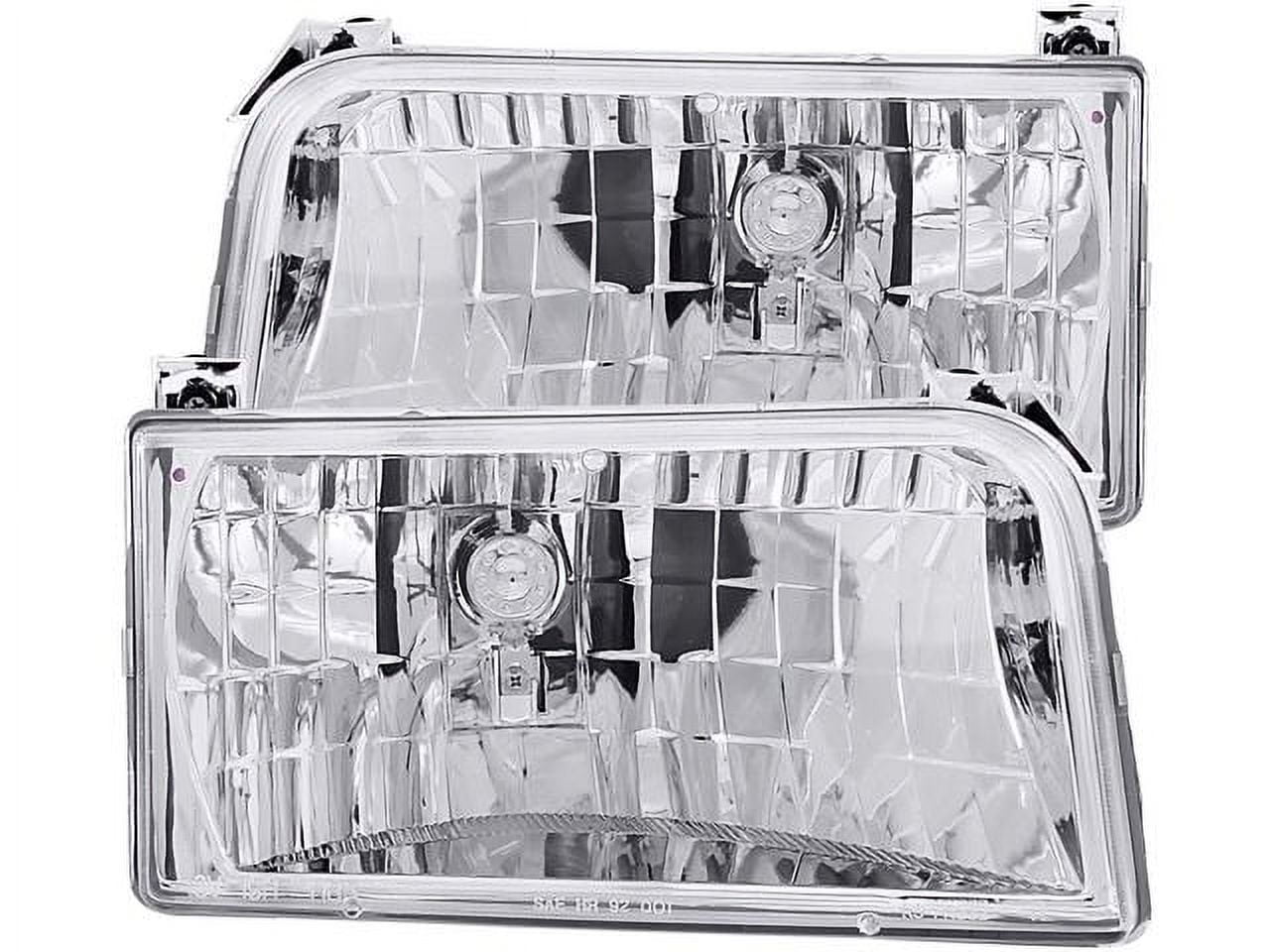 Headlight Set - Compatible with 1992 - 1996 Ford F-150 1993 1994 1995 ...