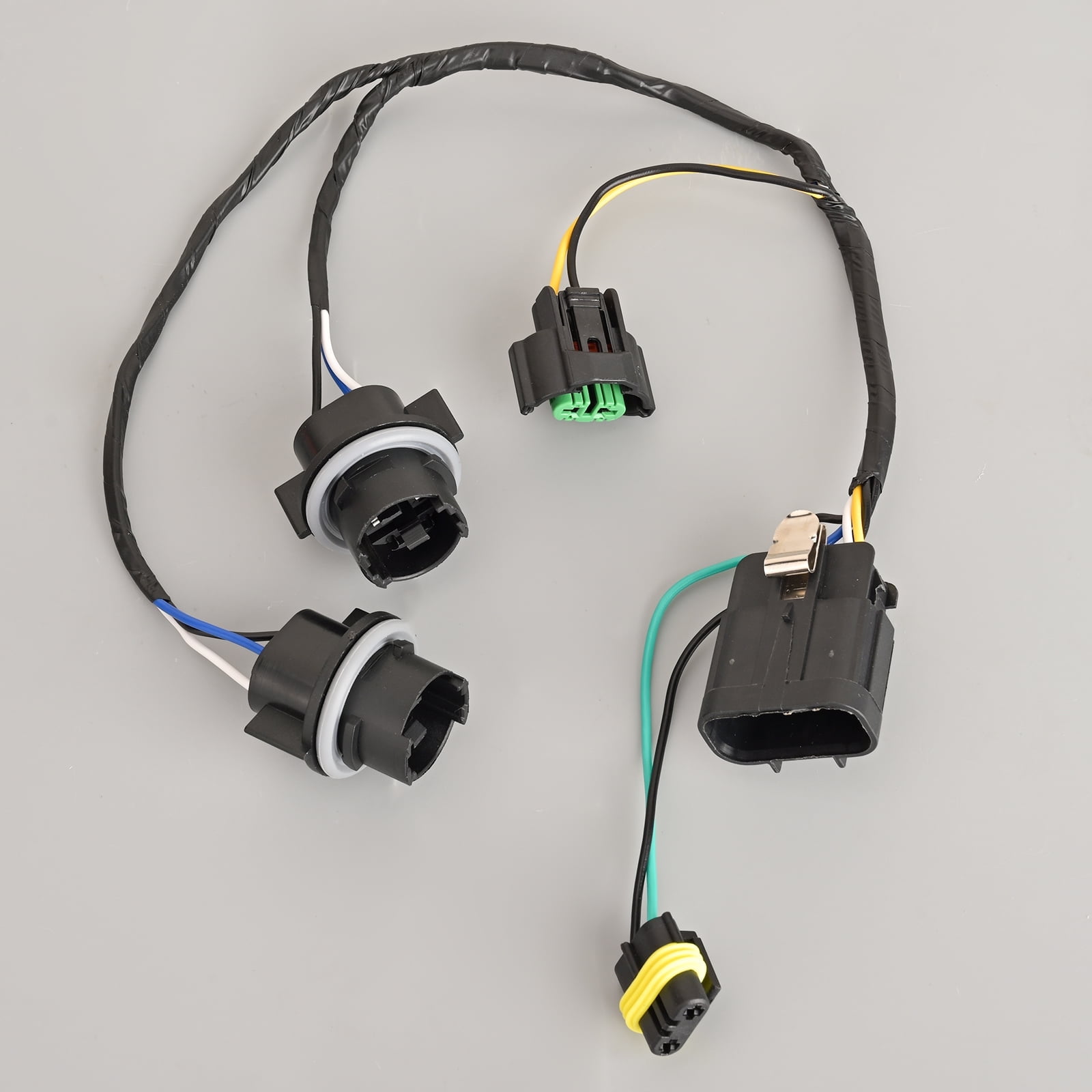 Headlight Socket Wiring Harness for 07-14 Chevy Silverado 2500HD 3500HD ...
