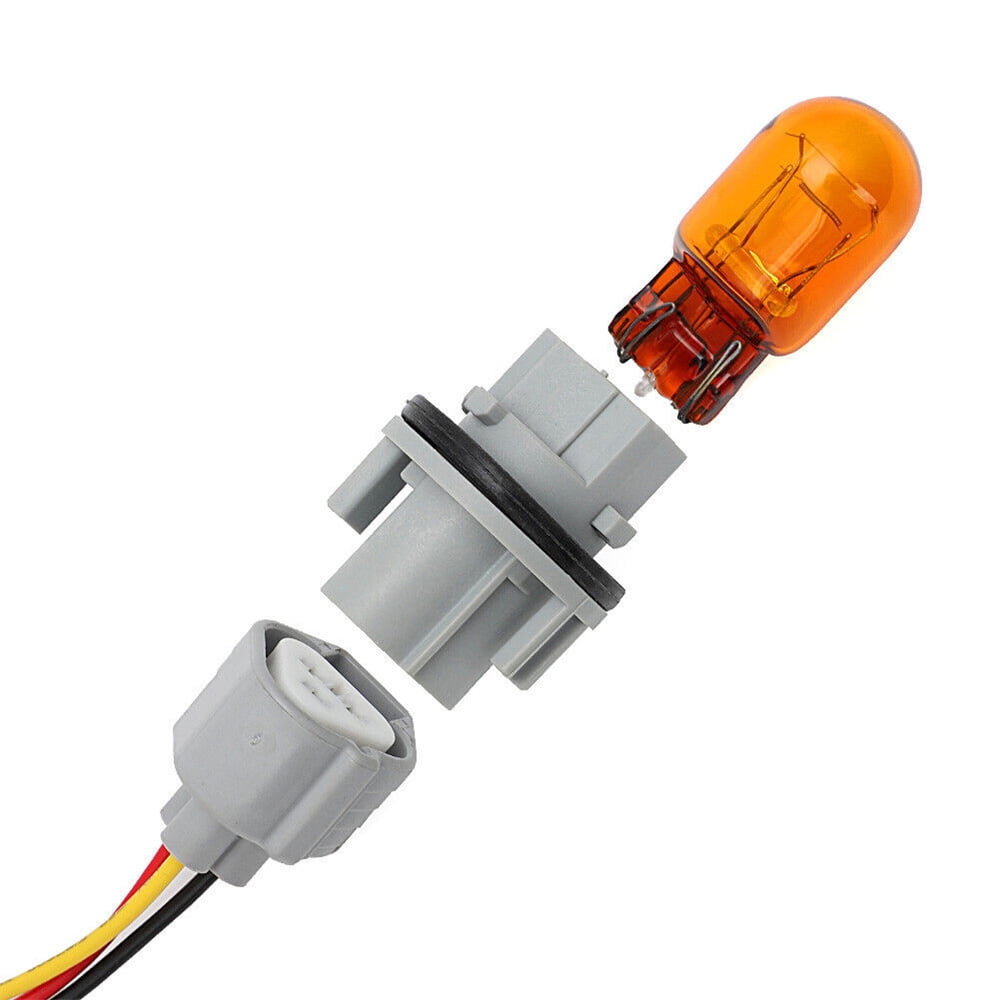 Fauful Headlight Turn Signal Bulb Socket Wire Harness Kit, Replacement ...