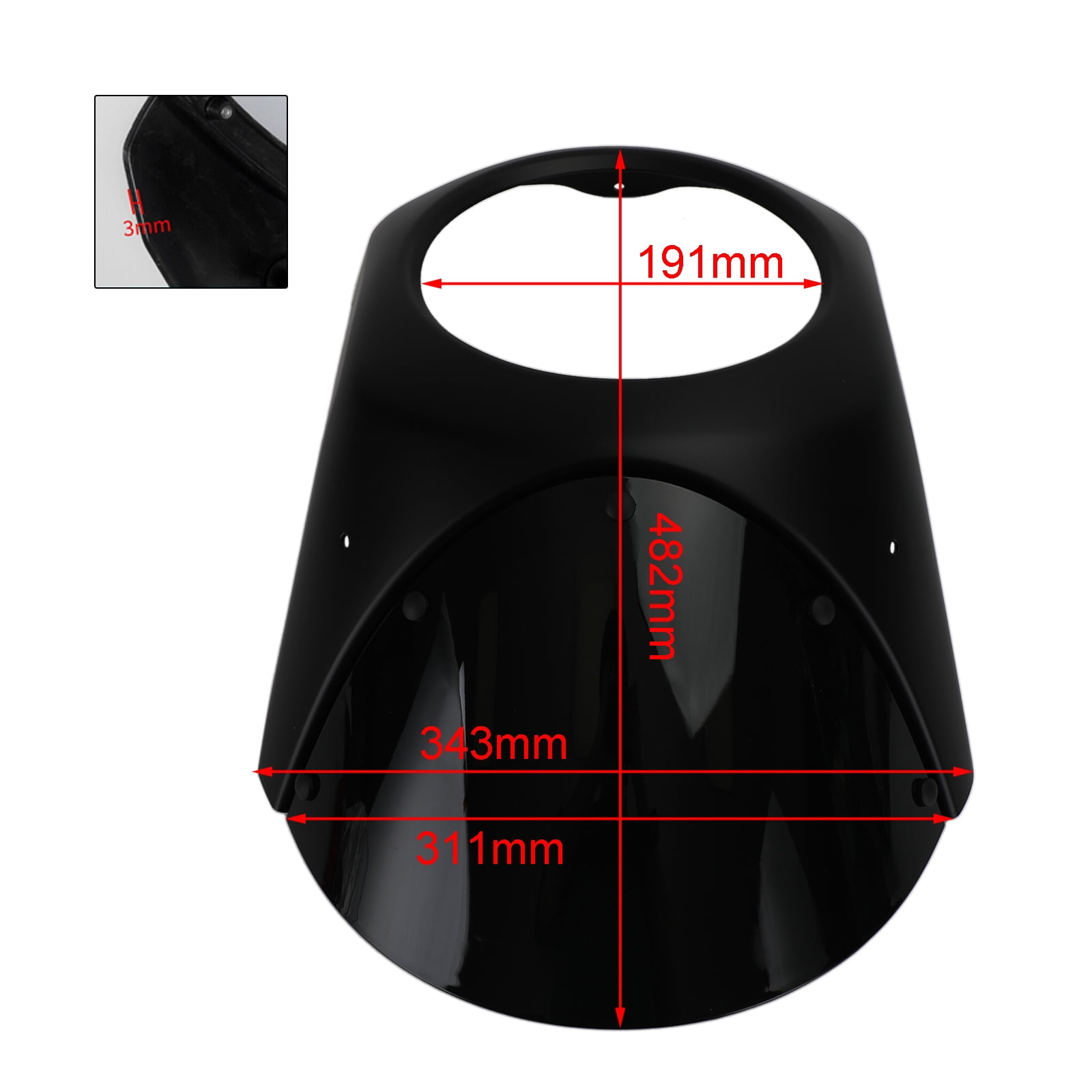 Headlight Windshield Fairing Windscreen For Honda CB1000R, CB650R 2019 ...