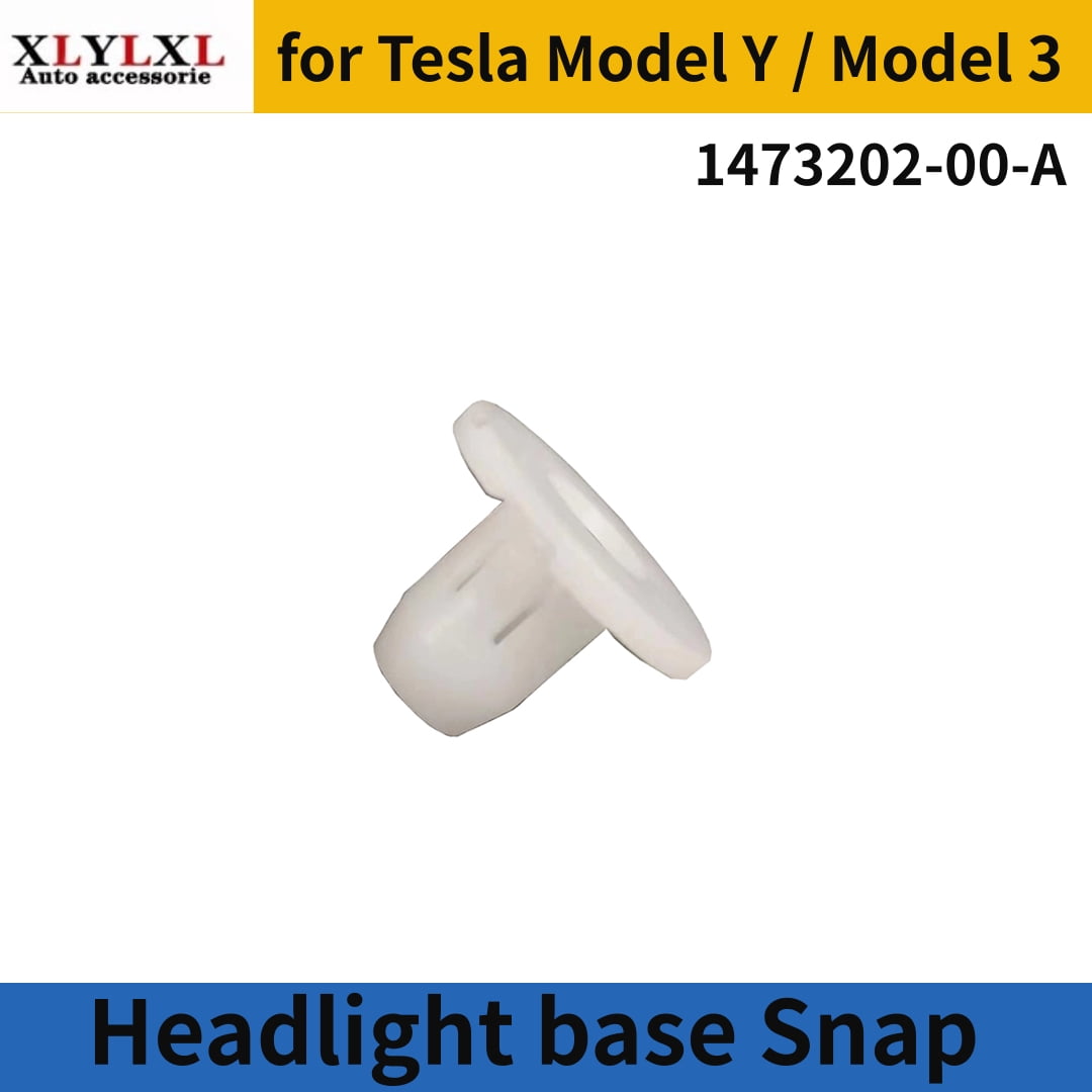 Headlight base Snap for Tesla Model Y base Snap for Tesla Model 3 ...