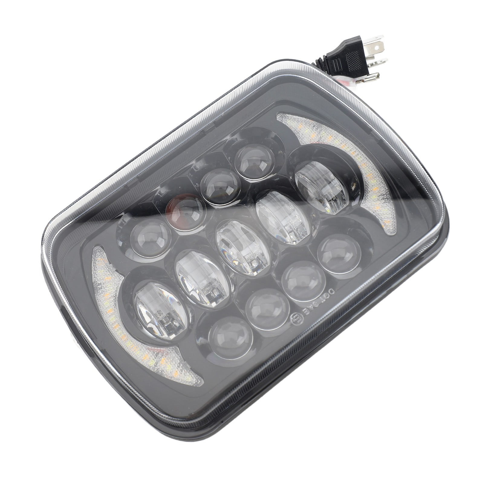 Headlights 7inch LED Headlight 7x6 5x7 Inch Square LED Headlamp With ...