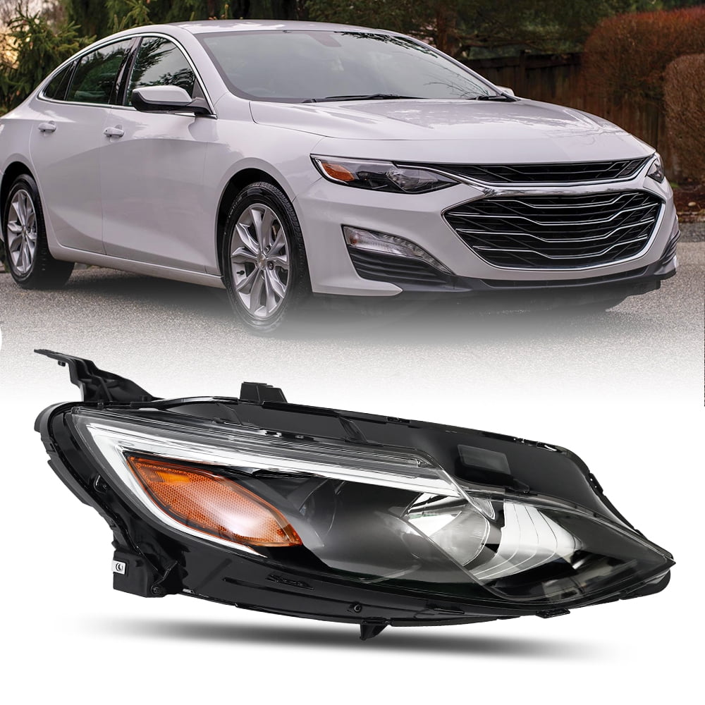 Headlights Assembly Compatible with 2019 2020 2021 2022 Chevy Malibu Head Lights Replacement ...