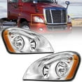 Headlights Assembly Fit For 2008-2016 Freightliner Cascadia, Chrome ...