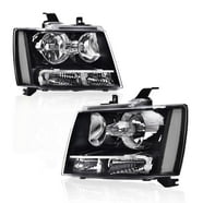Kojem LED DRL Headlight for 2003-2007 Chevy Silverado Avalanche, Clear ...