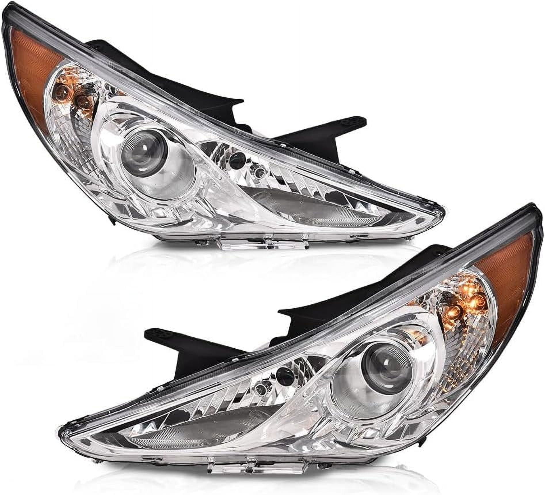 Headlights Assembly w/o Bulb Compatible with Hyundai Elantra 2007 2008 ...