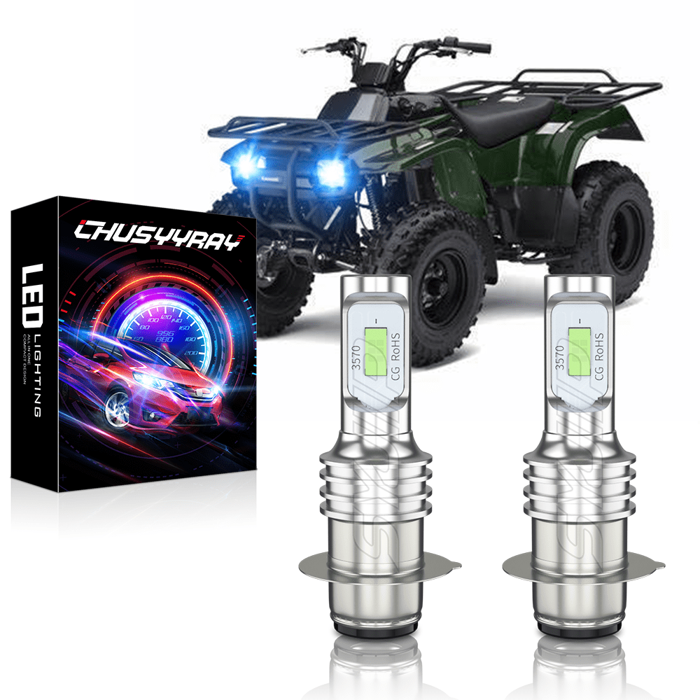 Headlights For Yamaha Raptor 700 700R 2006-2018 Blue 8000K LED Bulb H6M ...