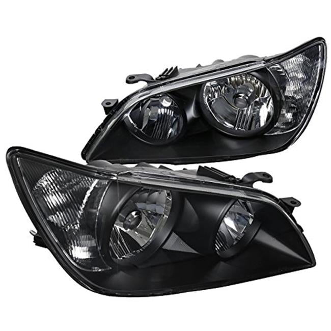 Headlights for 2001-2005 Lexus IS300 - Black - Walmart.com