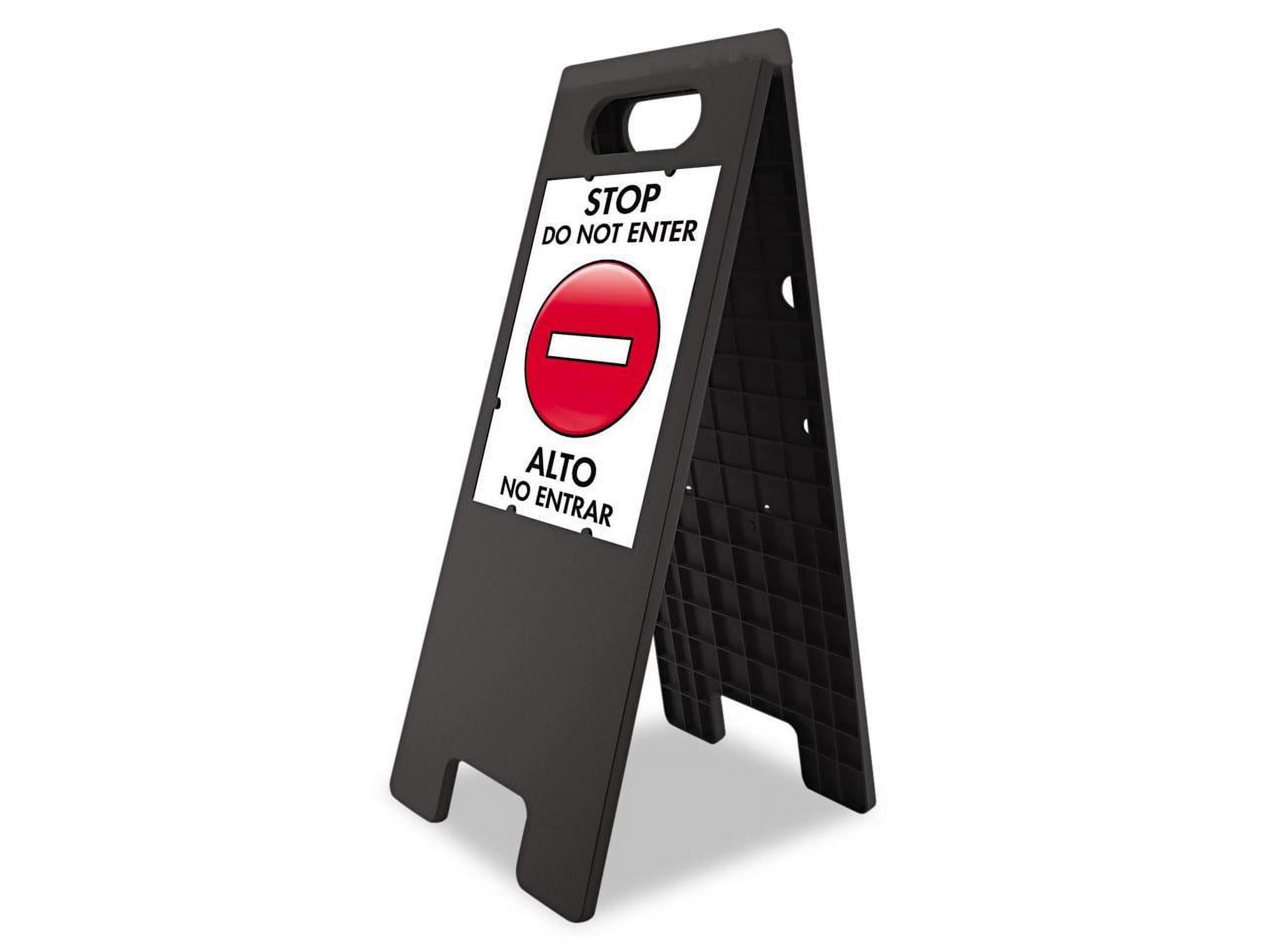 Headline Sign Floor Tent Sign Doublesided Plastic 10 1/2" x 25 1/2 ...