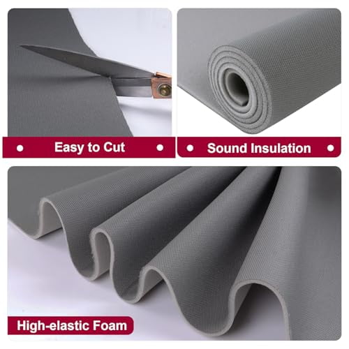 Headliner Fabric Mesh Type with Foam Backing 60" Wide by 76" Auto Headliner Replacement Material ...