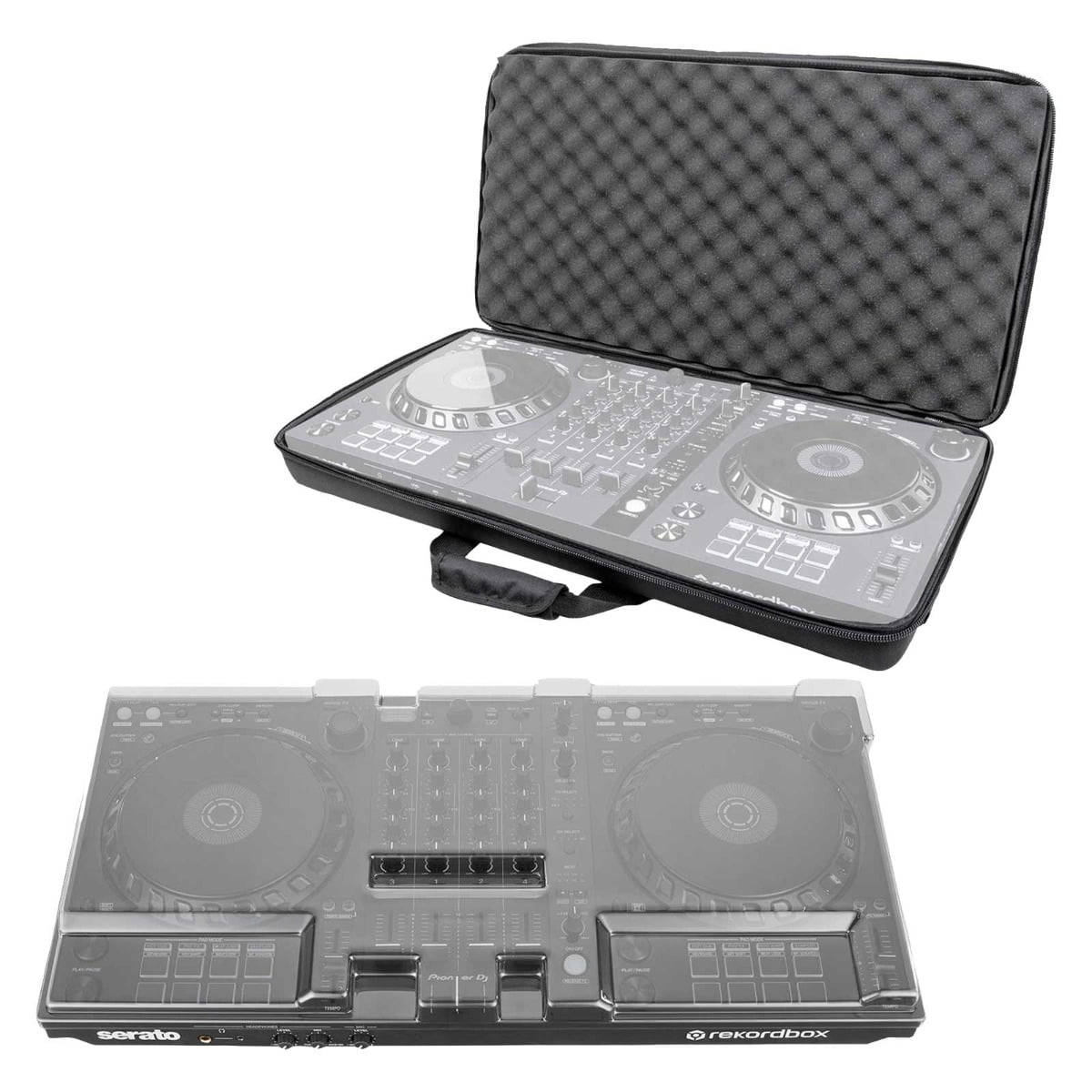 Headliner HL12002 Pro-Fit Case with Decksaver DS-PC-DDJFLX6 Cover for ...