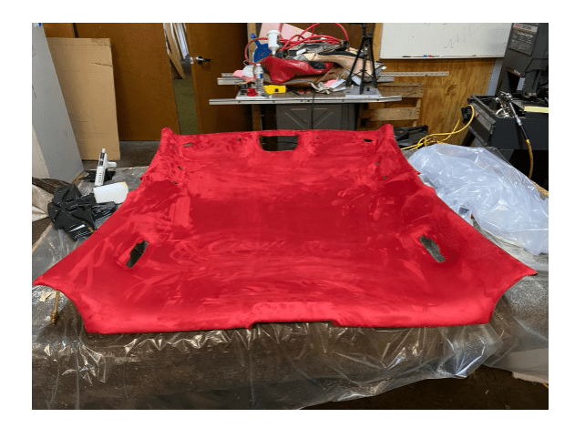 Headliner Magic Stretch Suede Headliner Fabric Red for Honda CRV ...