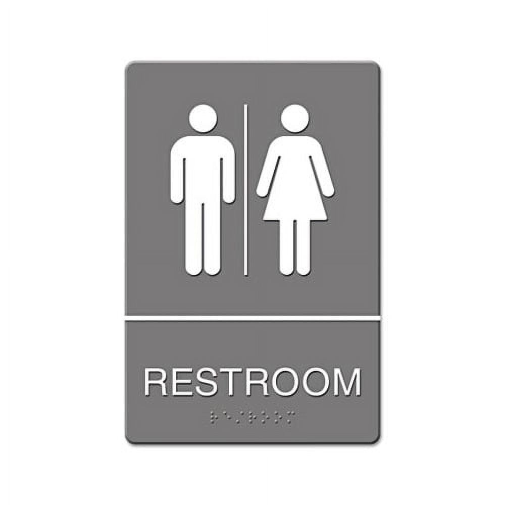 Headlines Outdoor Plastic Restroom Signs - Walmart.com